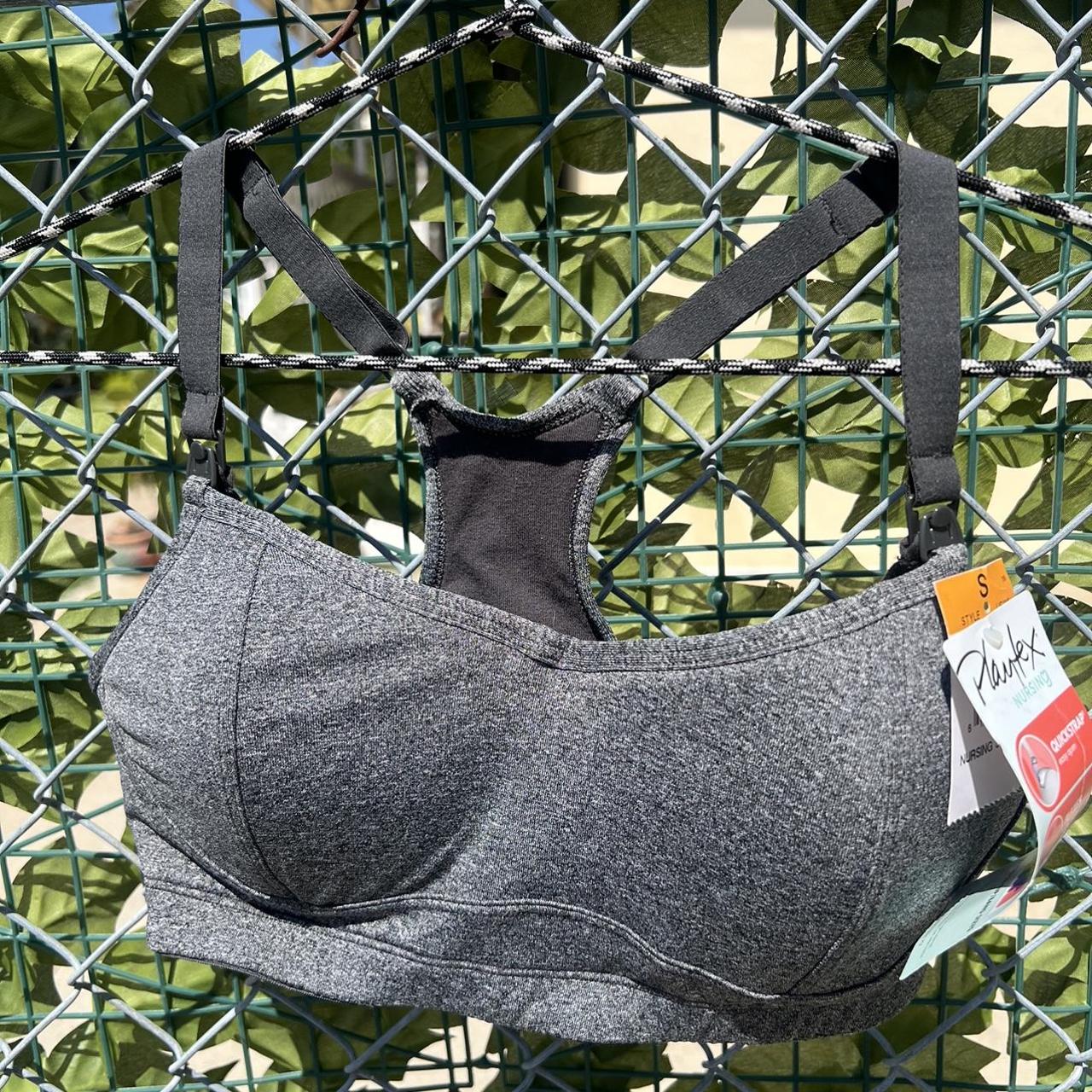Gray Playtex padded sports bra in brand new... - Depop