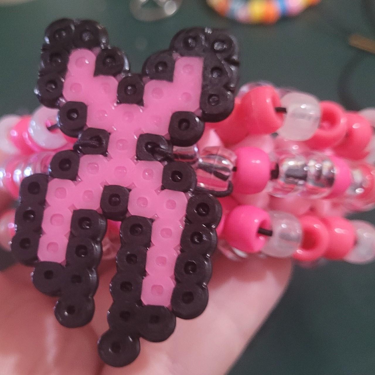 Excision Cuff rotating perler * i used glow in the... - Depop