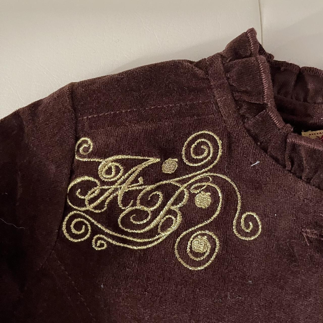 Apple Bottoms girls velvet jacket, size 3T | Depop