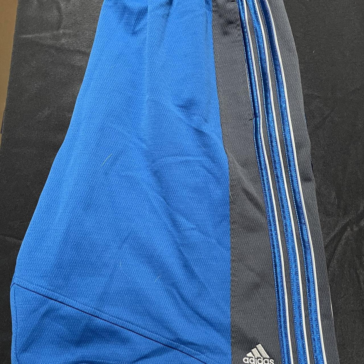 Adidas men’s blue basketball shorts, size XLARGE - Depop