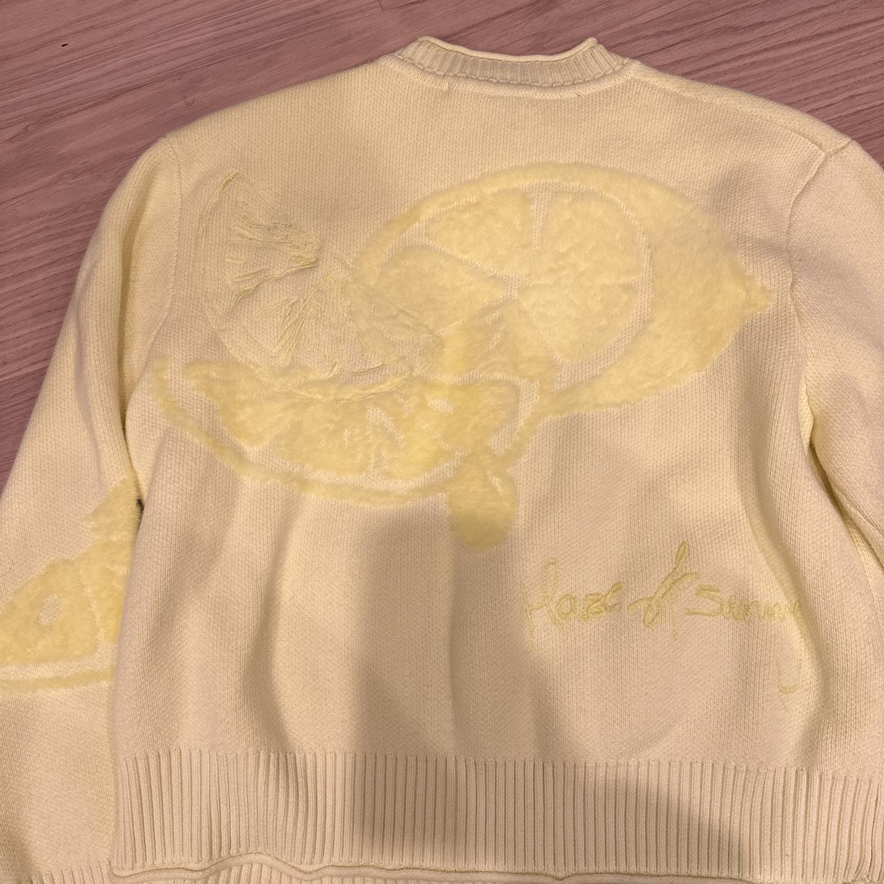 House of sunny yellow lemon sweater worn once - Depop
