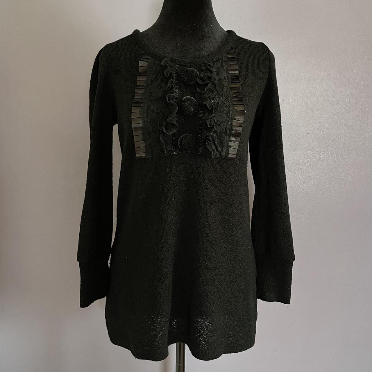 Gothic Lolita tunic top Size small Pit to pit-... - Depop