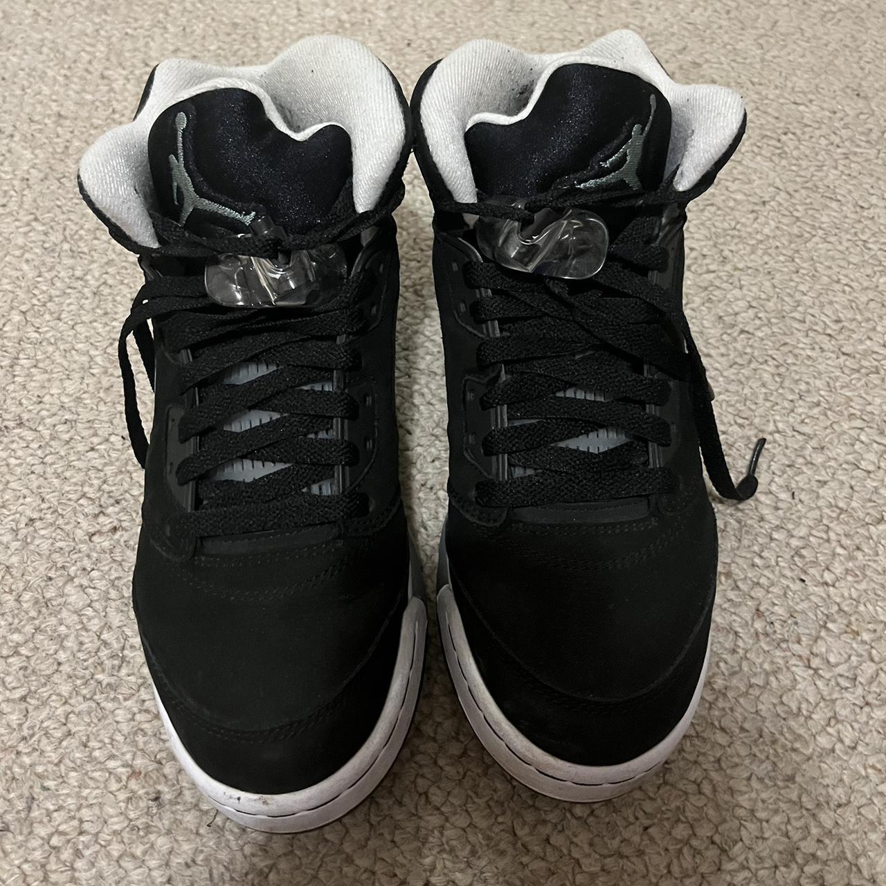 Jordan 5 retro Oreo Youth size 7 fit woman’s 9 Worn... - Depop