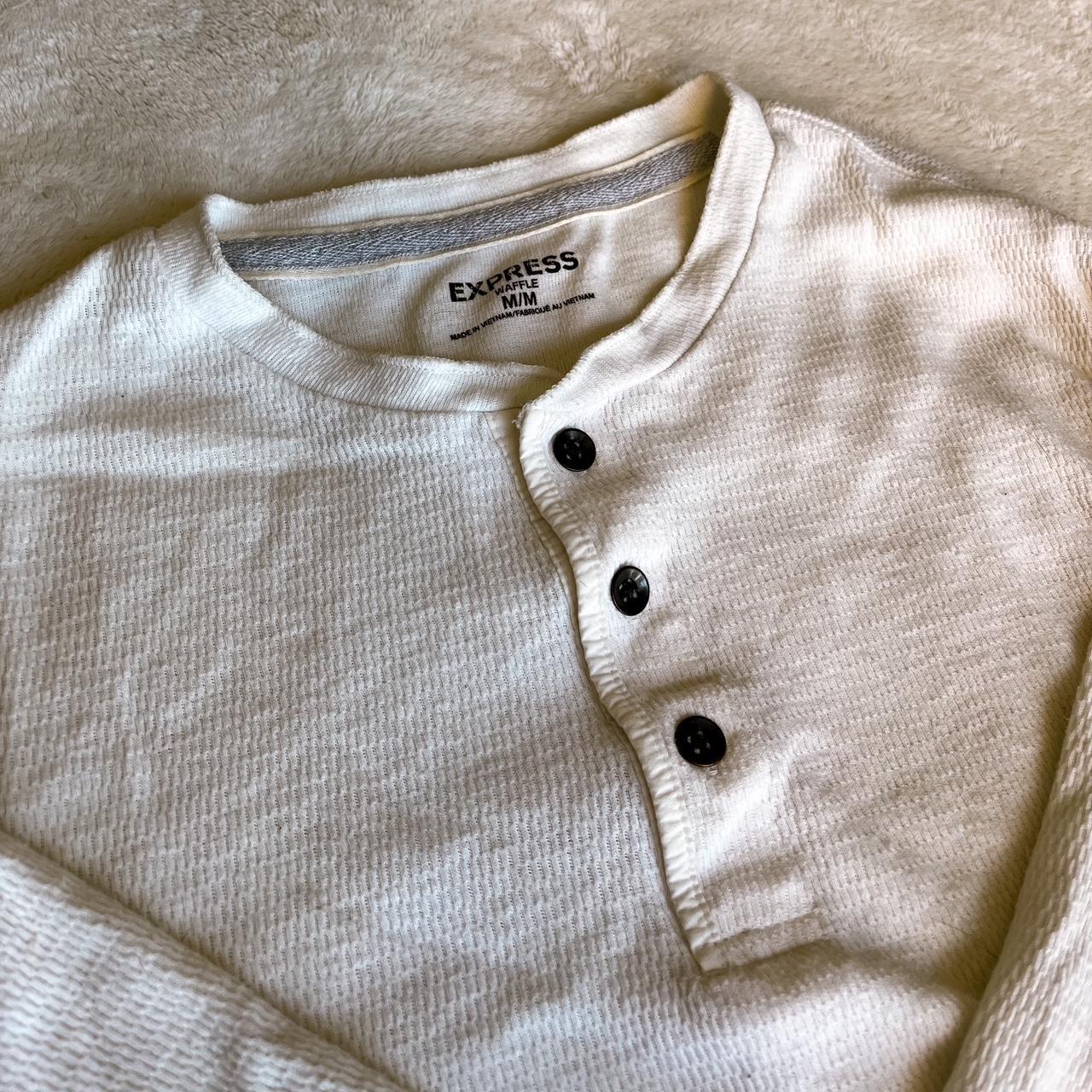 Express Men’s Waffle Long Sleeve #express #mens... - Depop