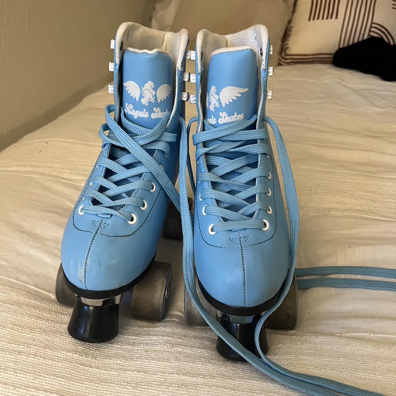 Baby blue angels skates Message me for further... - Depop