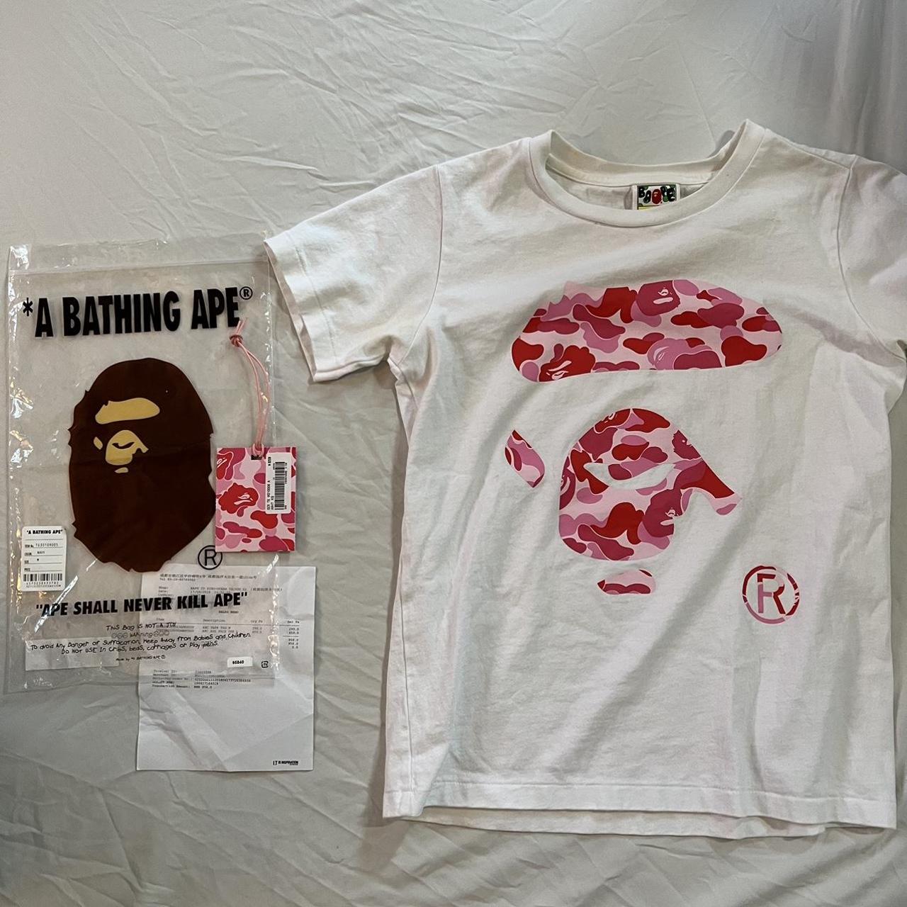 Women’s Bape Shirt with OG Packaging - women’s size... - Depop