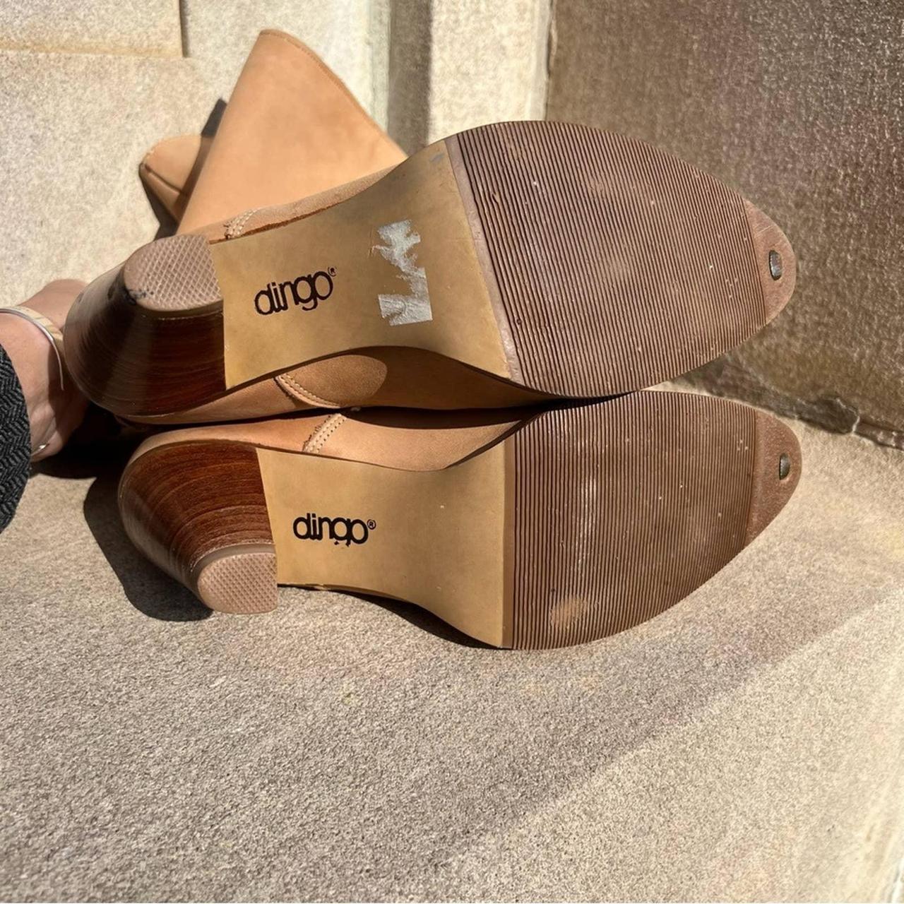 Vintage dingo 80s does 60s/70s high heeled suede... - Depop