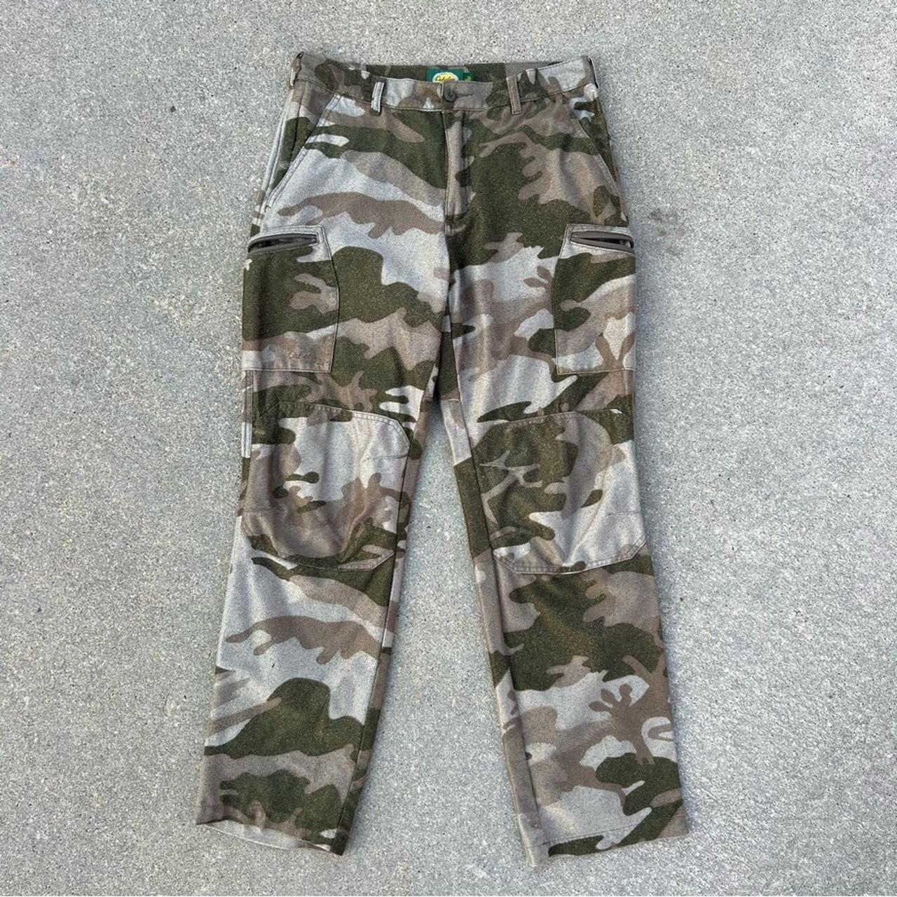 Cabelas Microtex Classic Cargo Pants Outfitter Camo... - Depop
