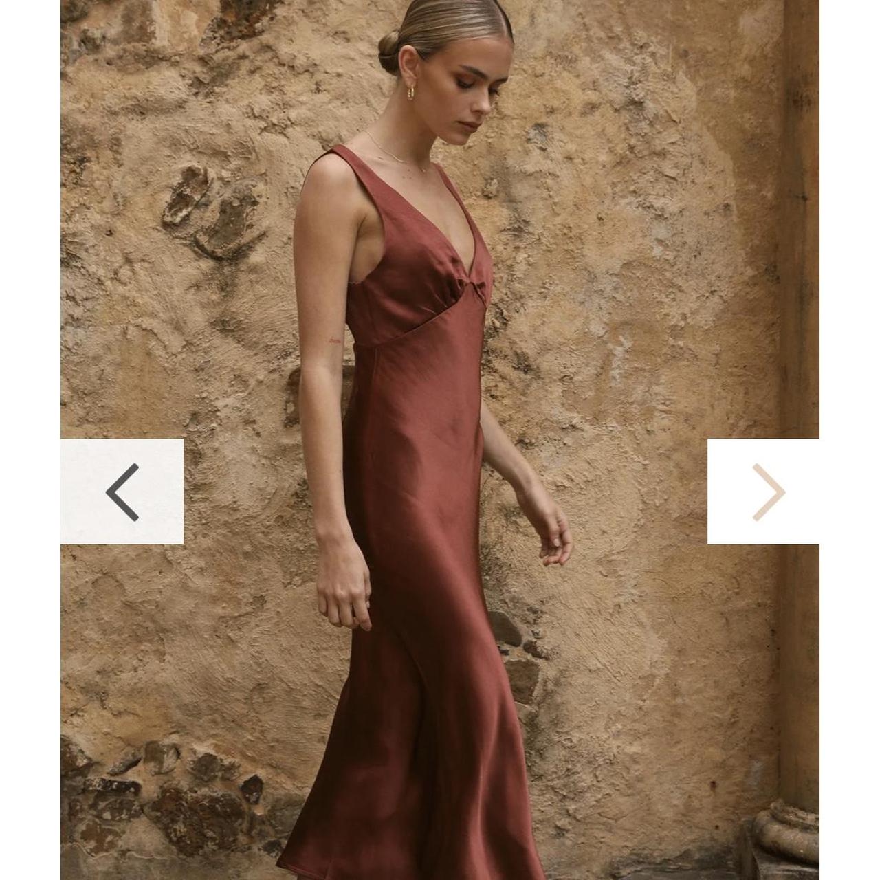 Sammie Maxi Dress - Rust Billy J - size 6 Only worn... - Depop