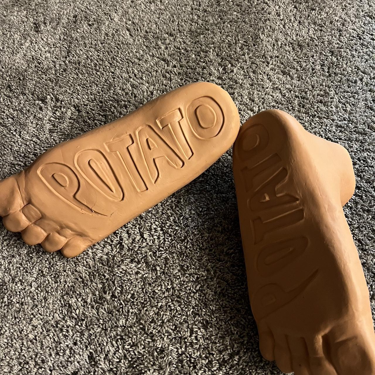 imran potato caveman “feet” shoes brand new with box... - Depop