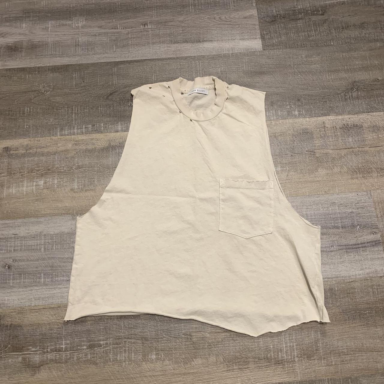 John Elliott Cut Cropped Grunge Punk Rock Destroyed... - Depop