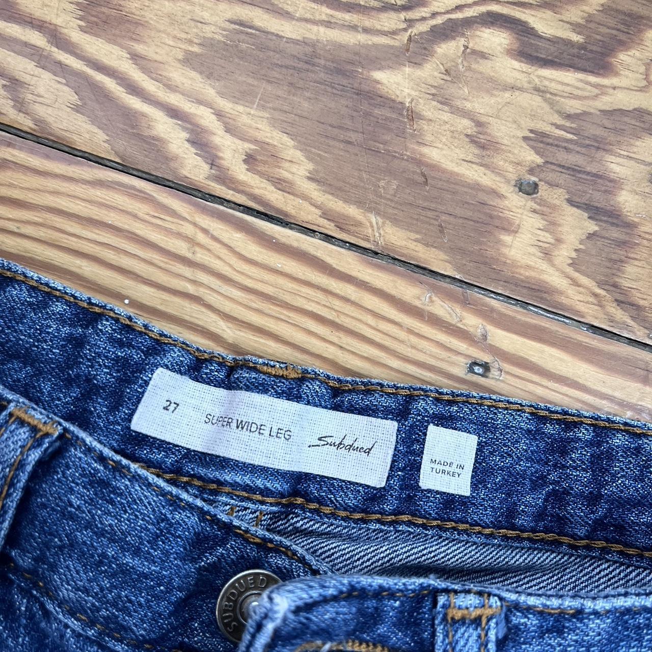 Subdued super wide leg Jeans Nicht über die App... - Depop