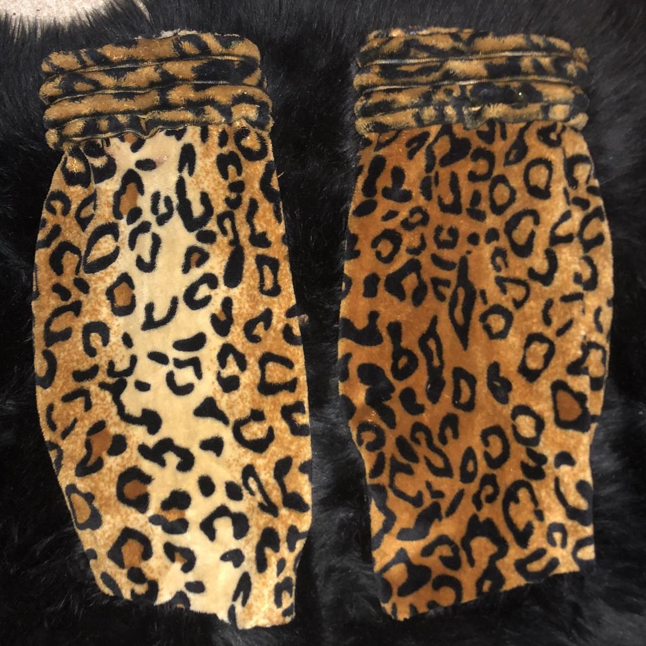 leopard leg-warmers #y2k #2000s #mcbling #bratz #bold - Depop