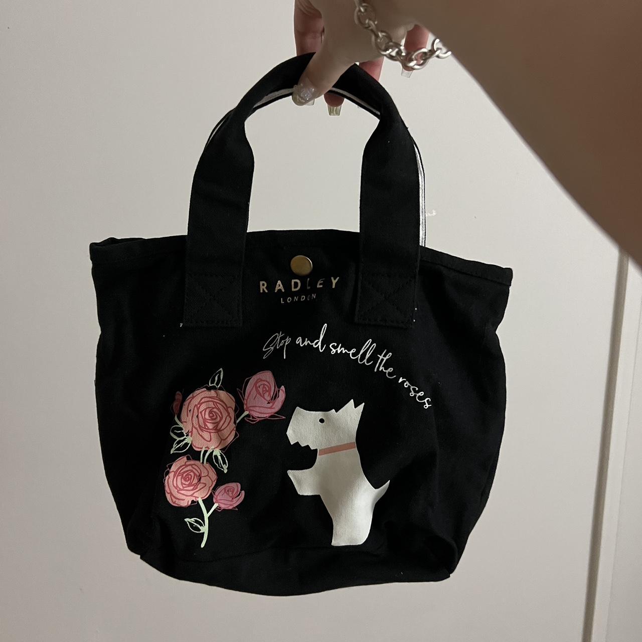 Radley London Black Graphic Mini Tote Bag #radley... - Depop