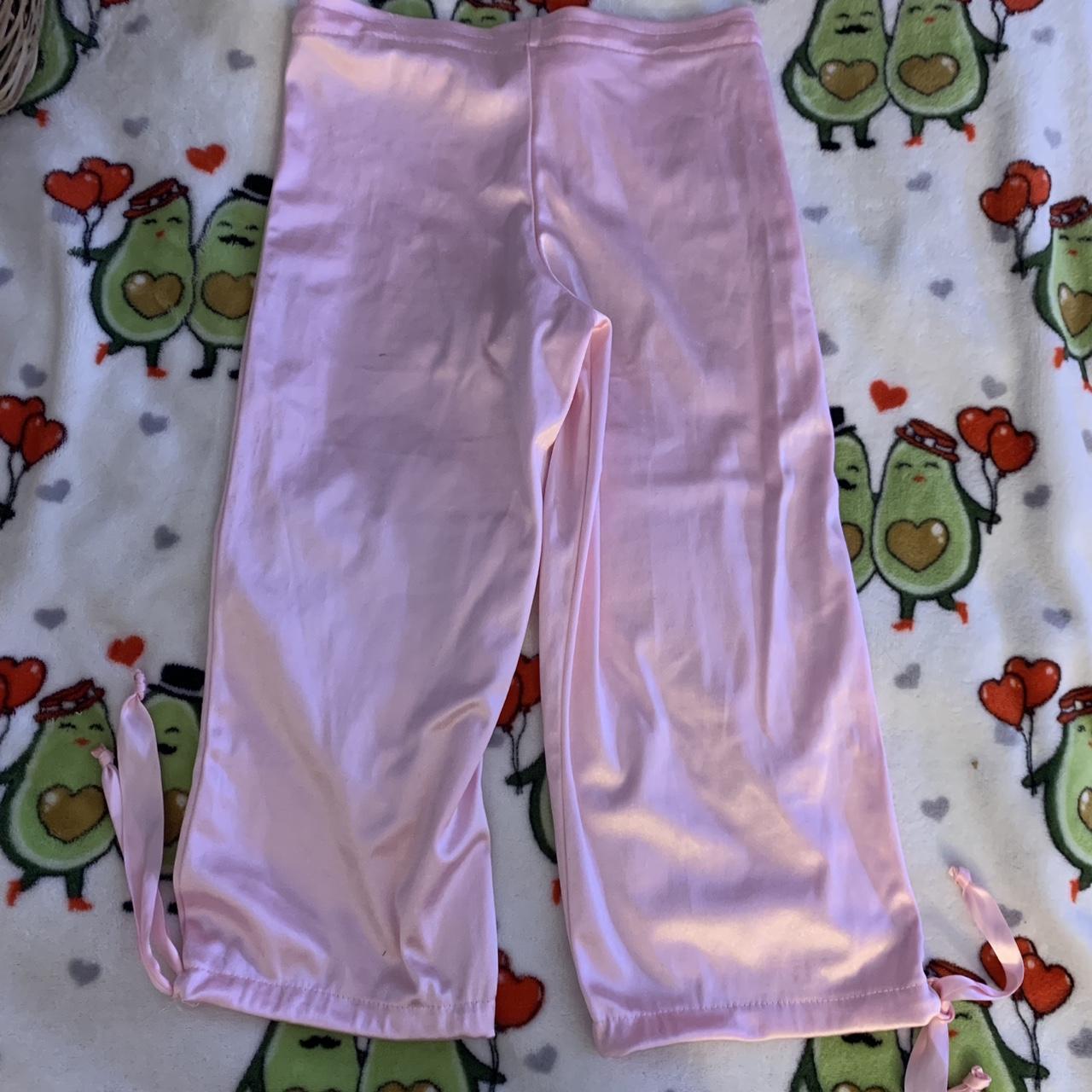 Pink satin capri pants #capri #dance #ballet | Depop