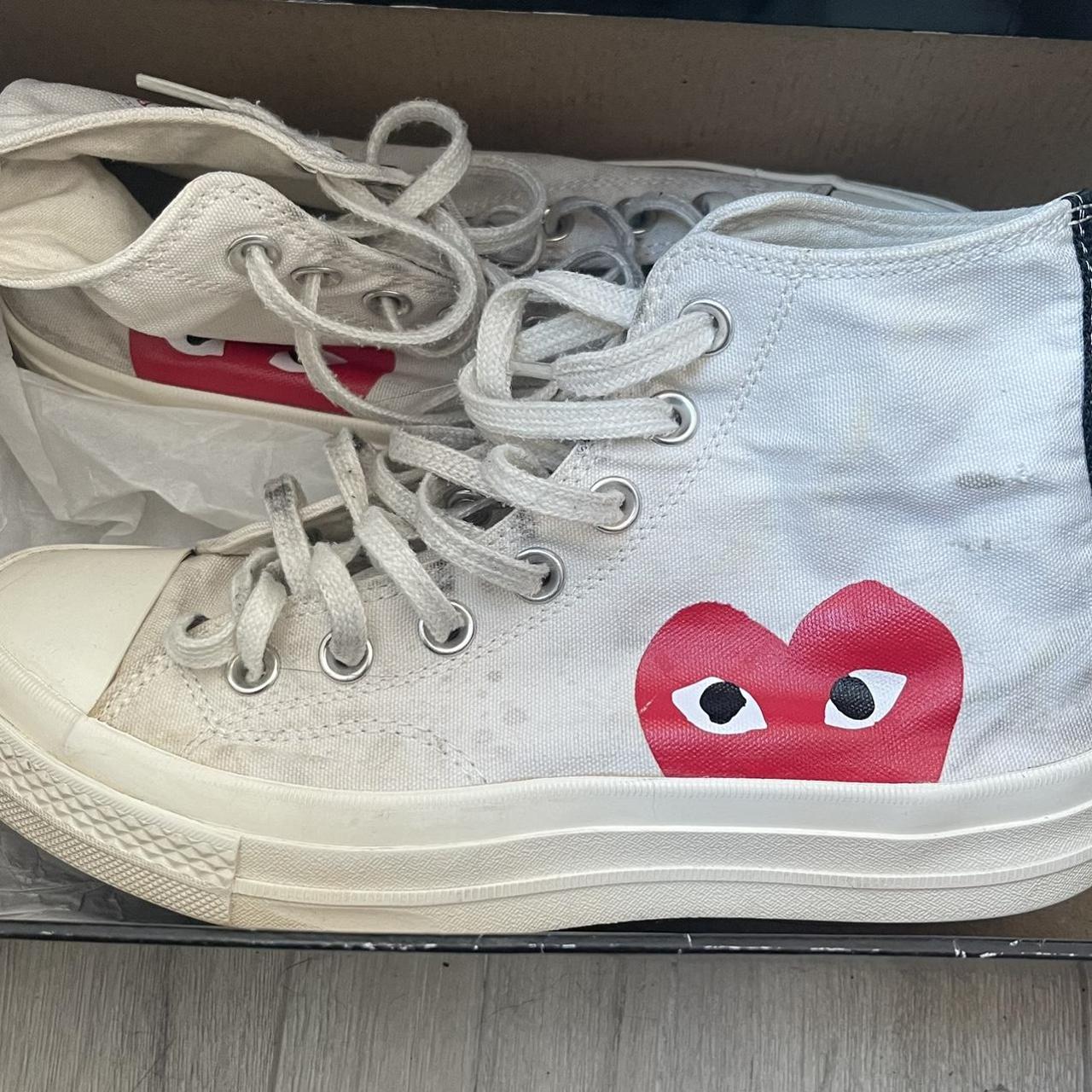 CDG converse, needs soles replaced - Depop