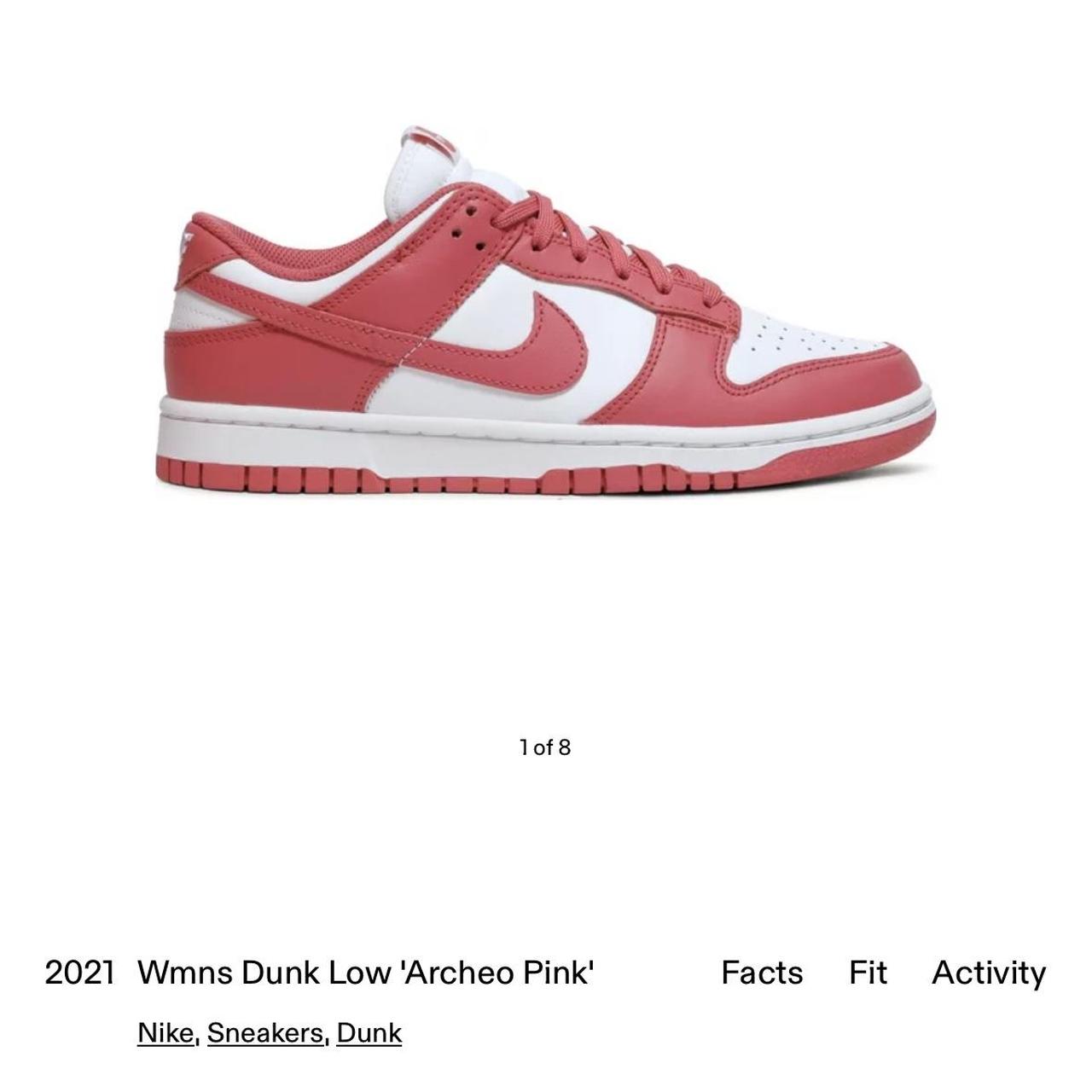 Low Dunks in Archeo Pink, women’s size 8 - Depop