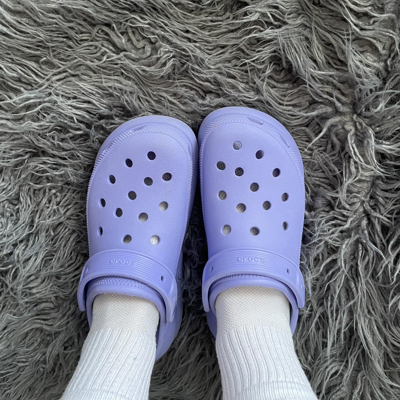 Moon Jelly Crocs Classic Crush Clog - Women’s US/AU... | Depop