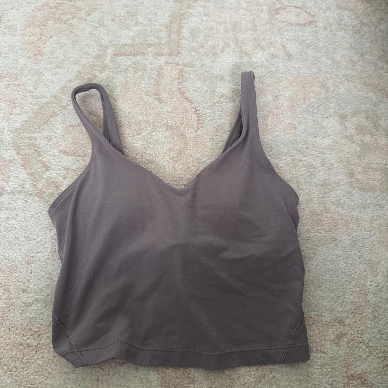 Lululemon purple align tank Size: 2 | Depop