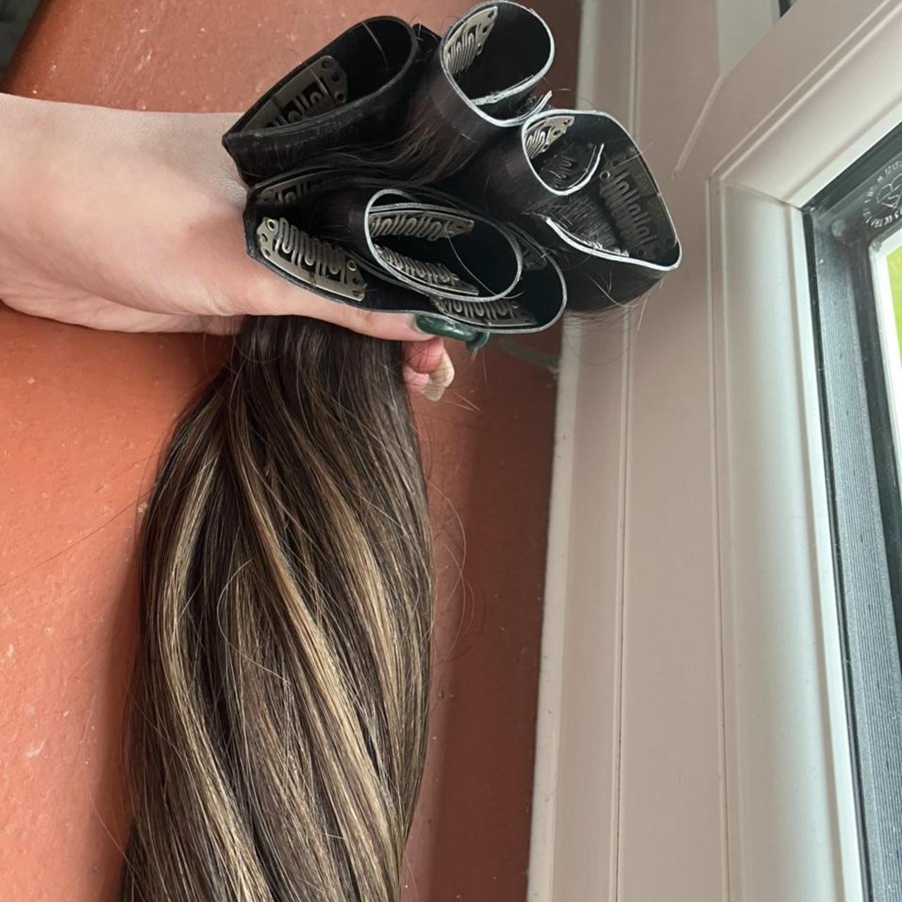 Foxy locks hair extensions Shade mochaccino 18... - Depop