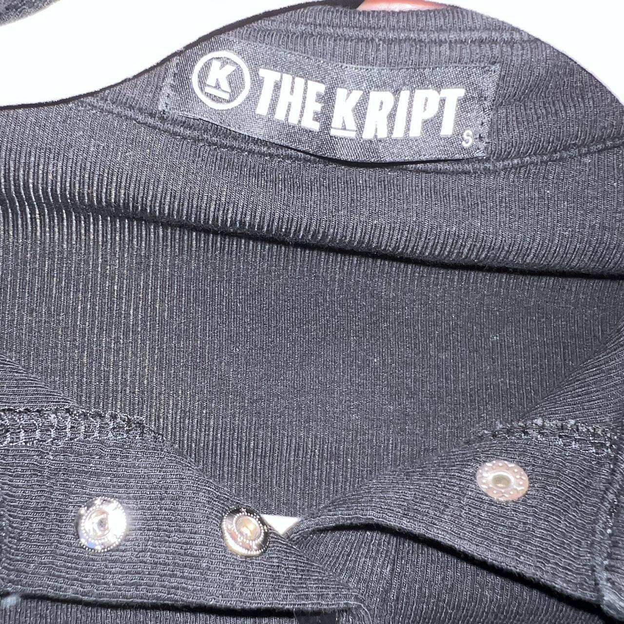 The Kript ribbed Polo top New. Size S - Depop