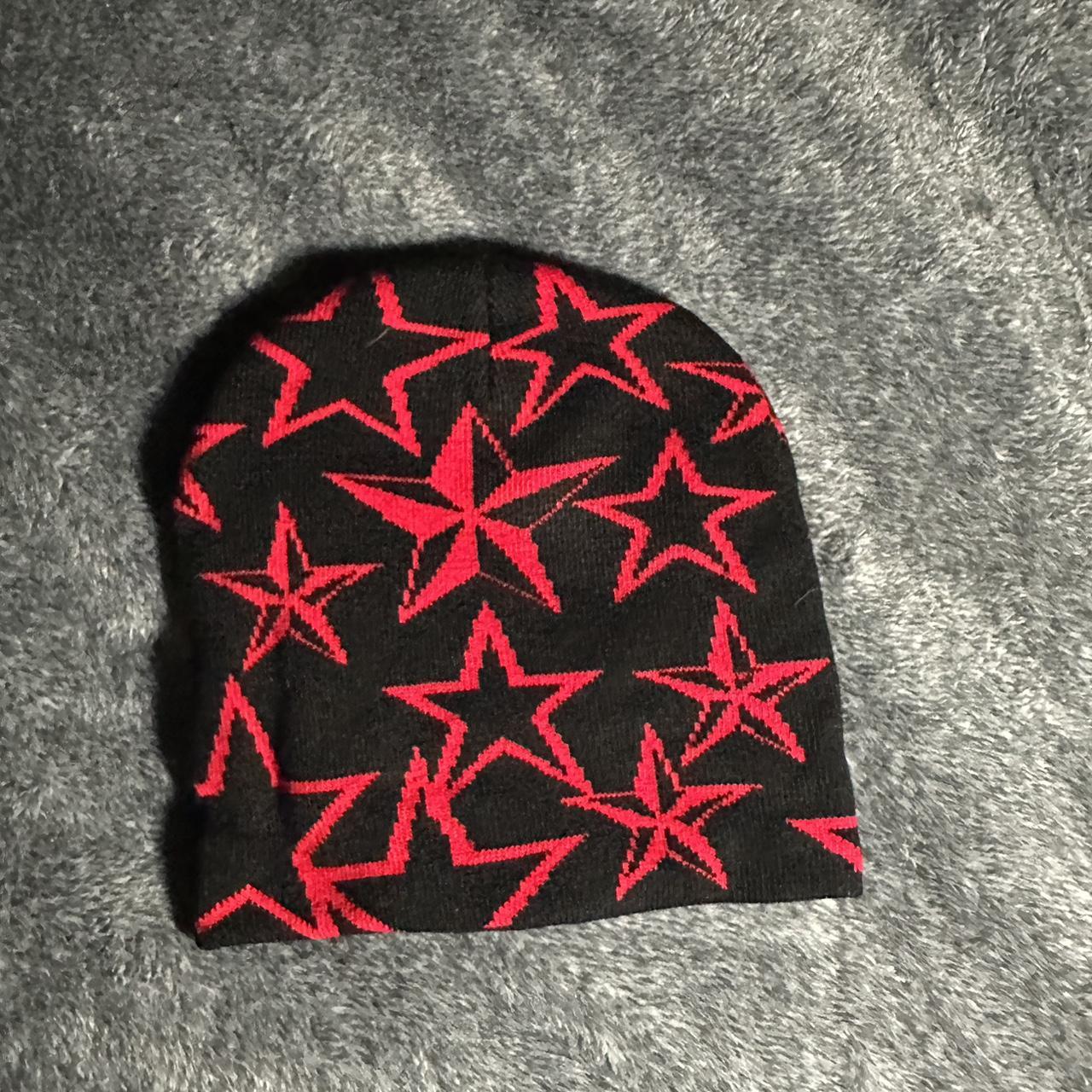 Red star beanie Great condition Free same day... - Depop