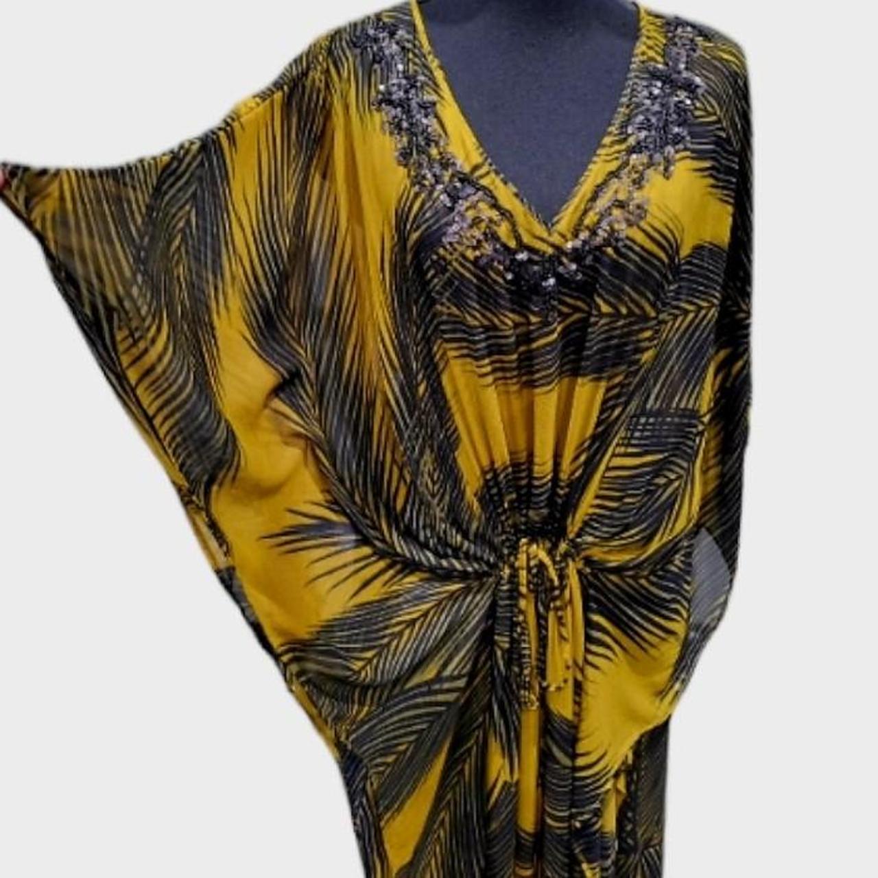 Byron Bay PHYLLIS BOHO is a designer silk Kaftan... - Depop