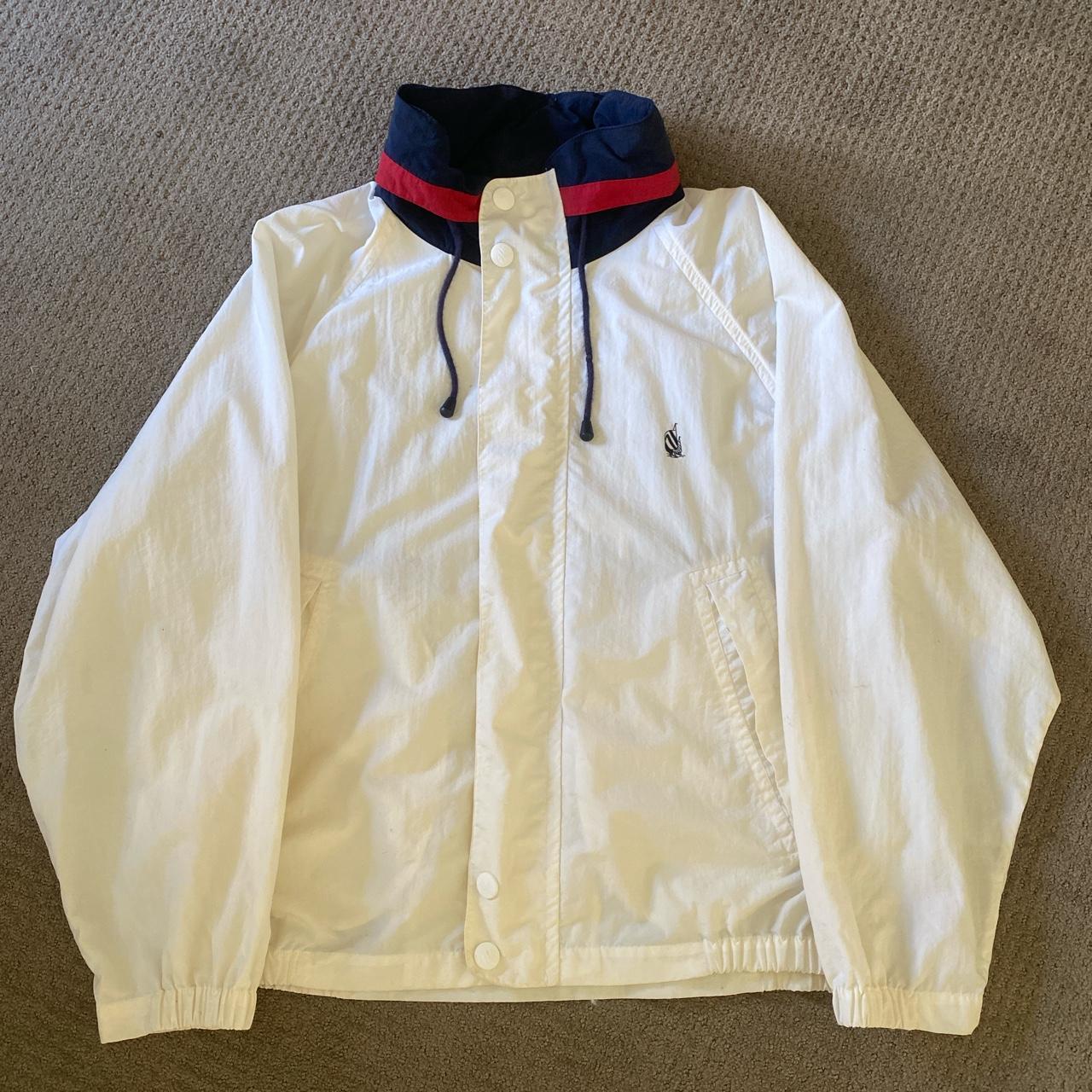 Nautical jacket Super fresh Fold out hood Great... - Depop