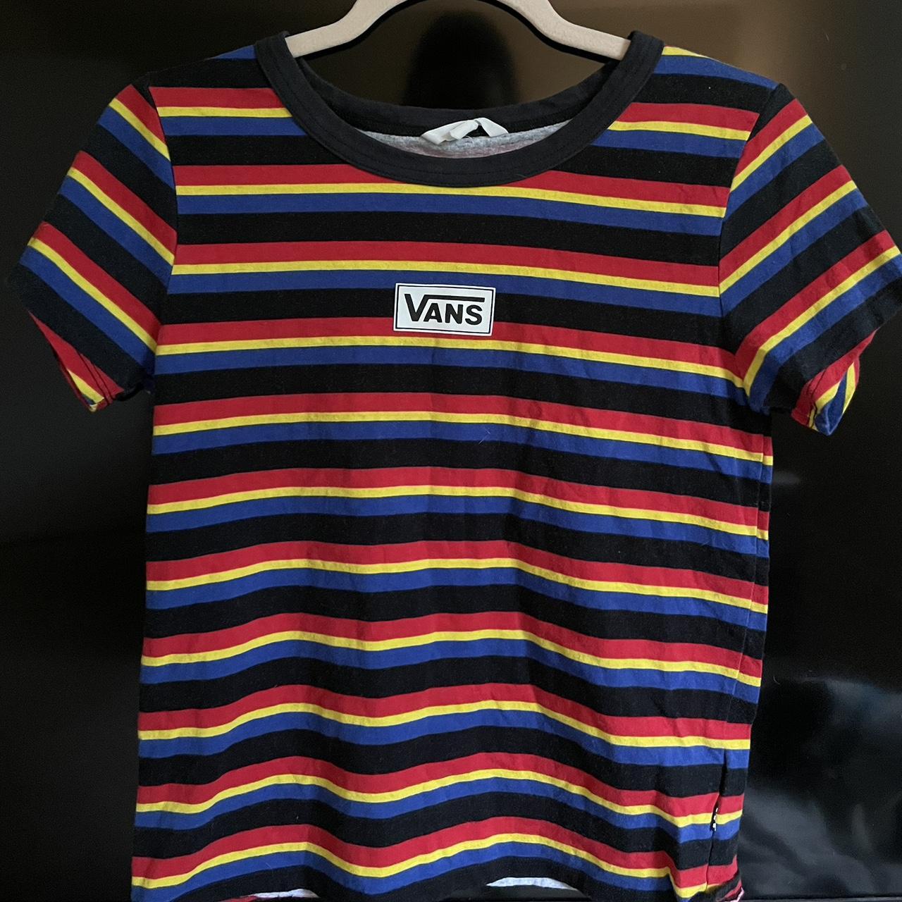 Vans striped shirt, size small. Very comfortable,... - Depop