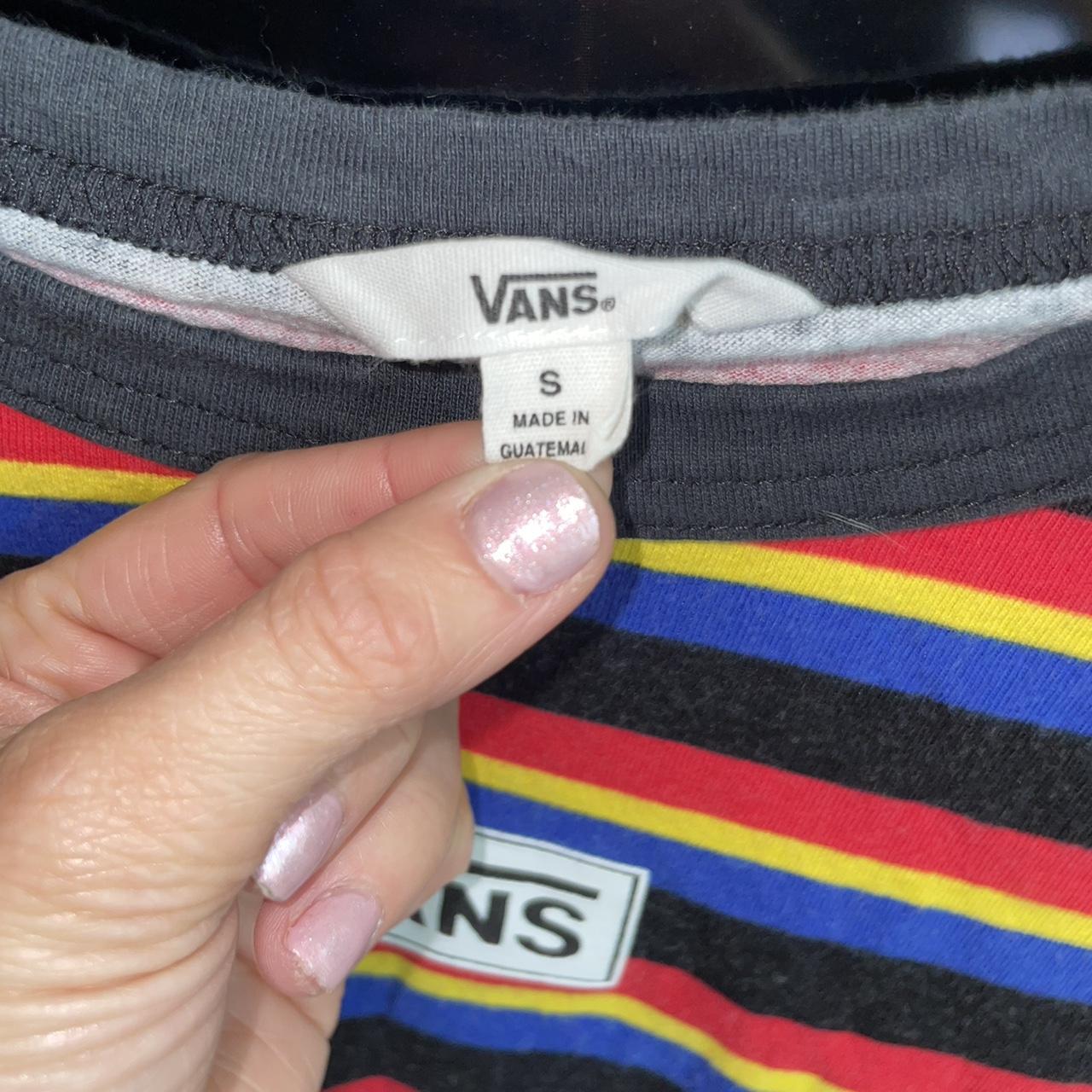 Vans striped shirt, size small. Very comfortable,... - Depop