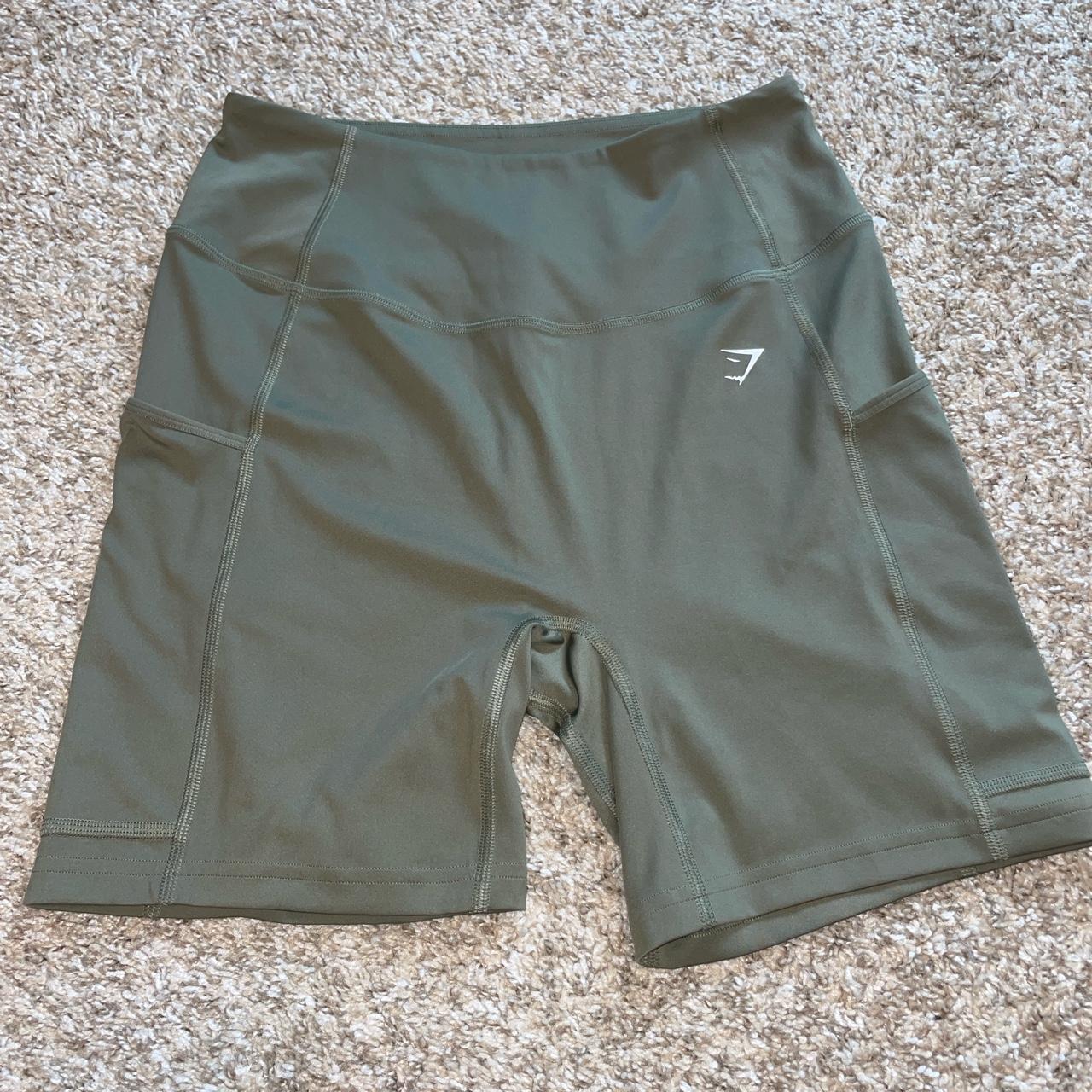 Brand new gym shark shorts Wore only once for try... - Depop