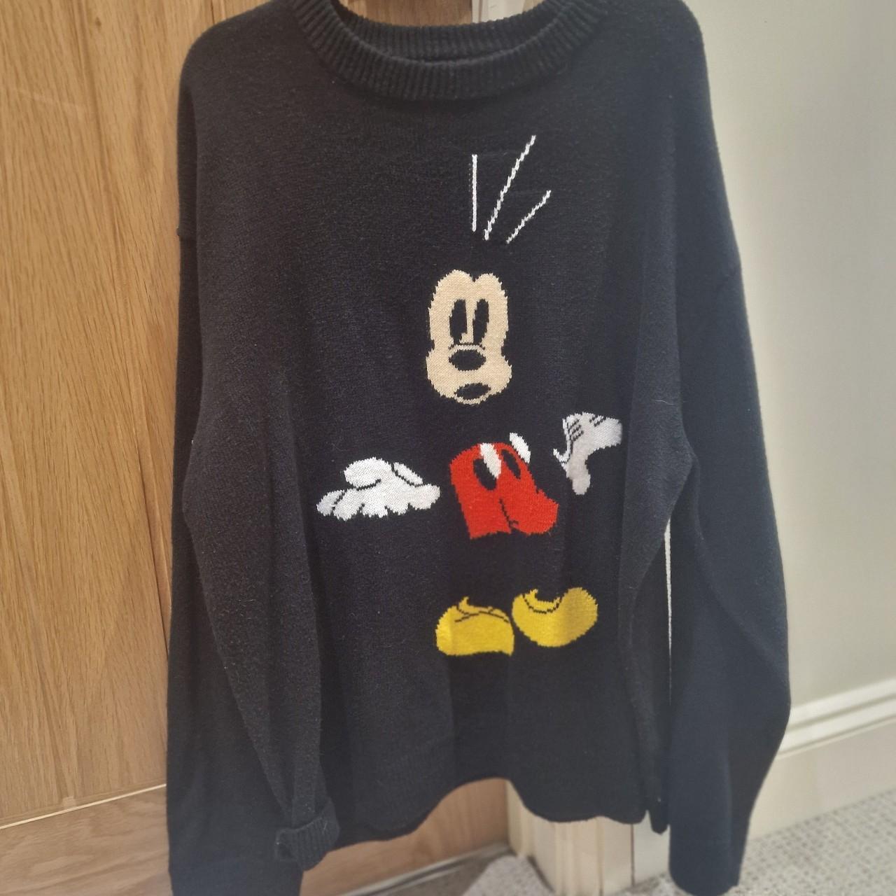 Mens disney mickey mouse jumper size L h&m #disney... - Depop