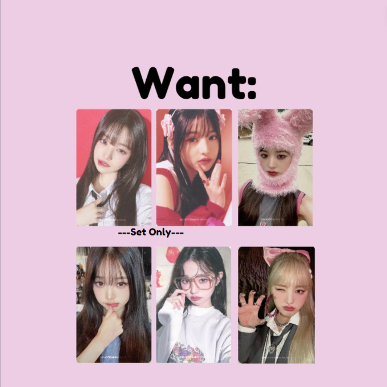 WTT/WTS IVE Leeseo SSG SSQ POB want: anything on... - Depop