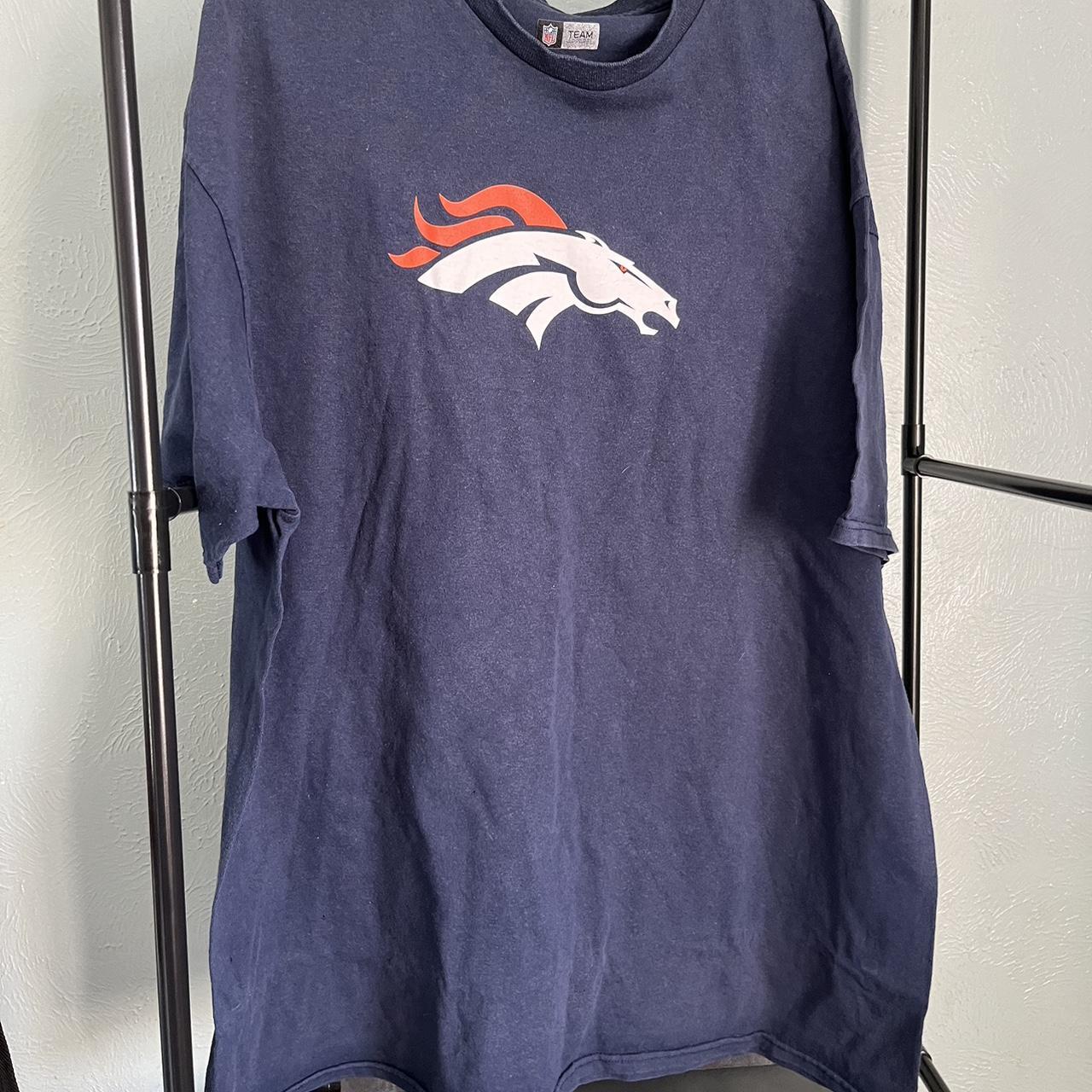 Thrifted Navy NFL team apparel Denver broncos! Size... - Depop