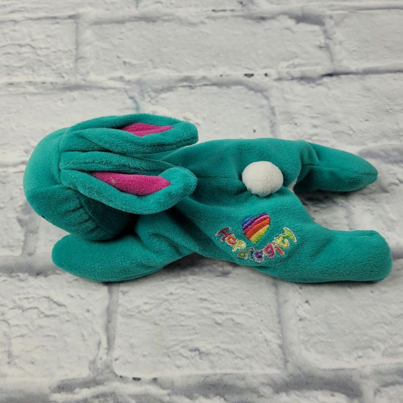 Lisa Frank bunny Hopdiggity teal blue green Lisa... - Depop