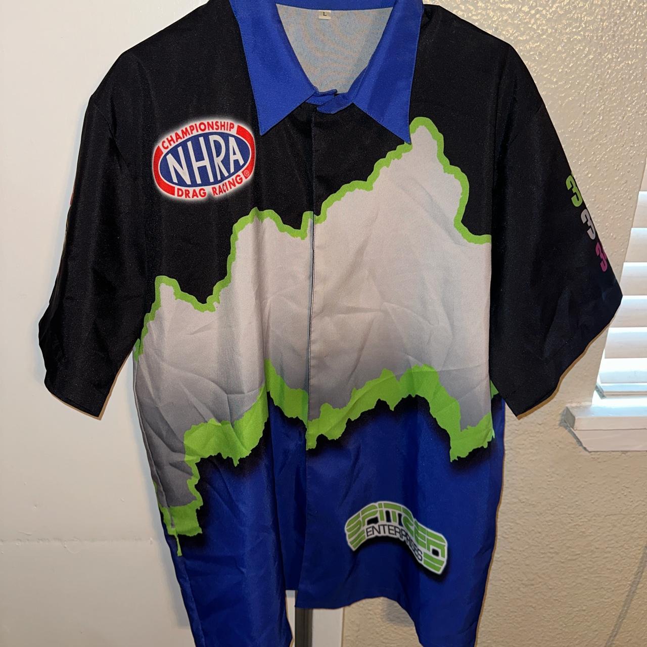 Vintage racing tee. Amazing material - Depop