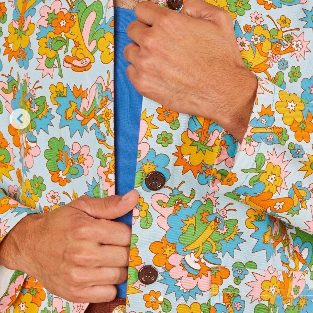 Big Bud Press work jacket in Butterfly Bash print,... - Depop