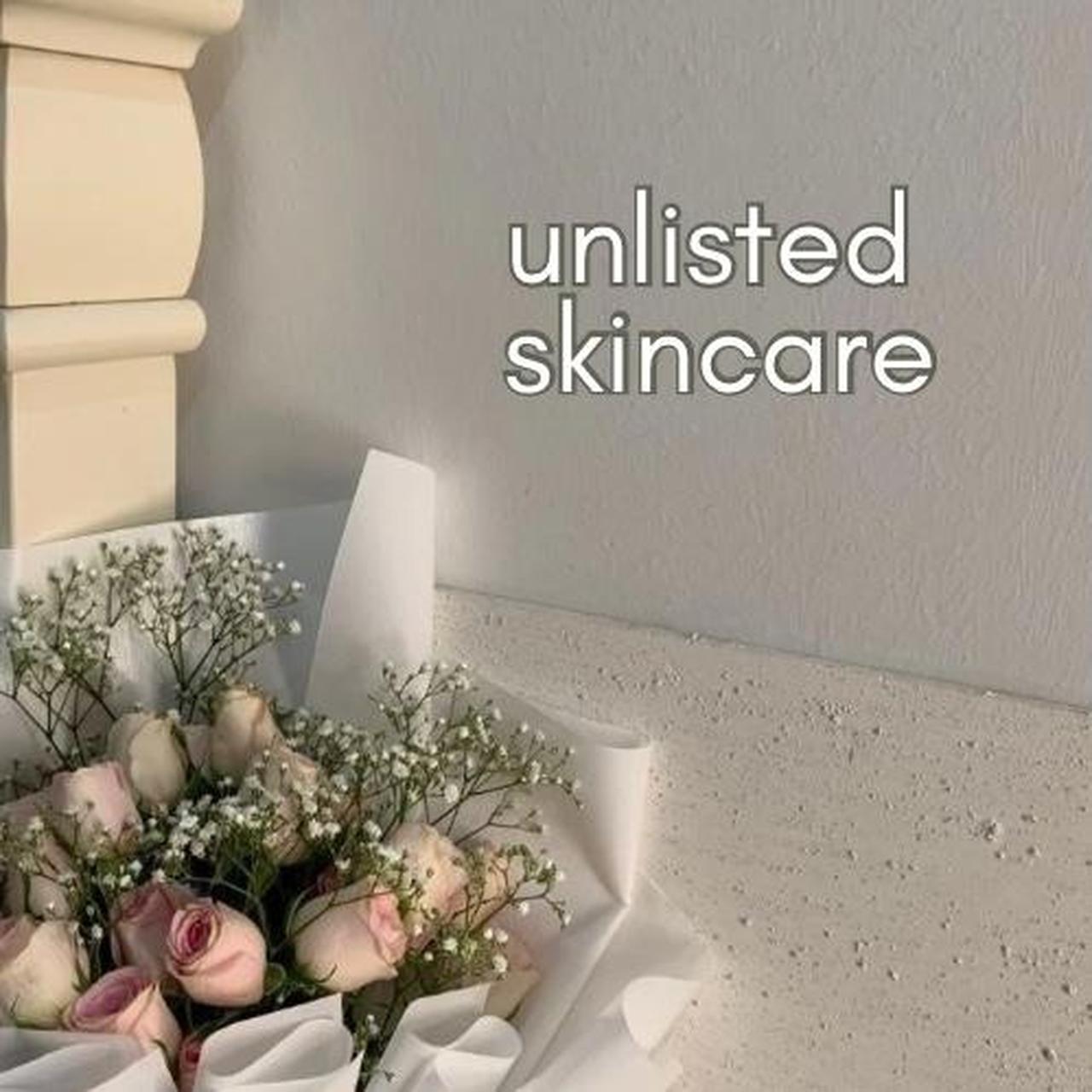 unlisted skincare - brand new - Depop