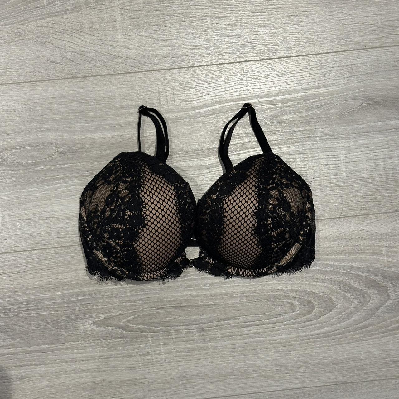 Victoria Secret Bombshell Bra Black Lace | Depop
