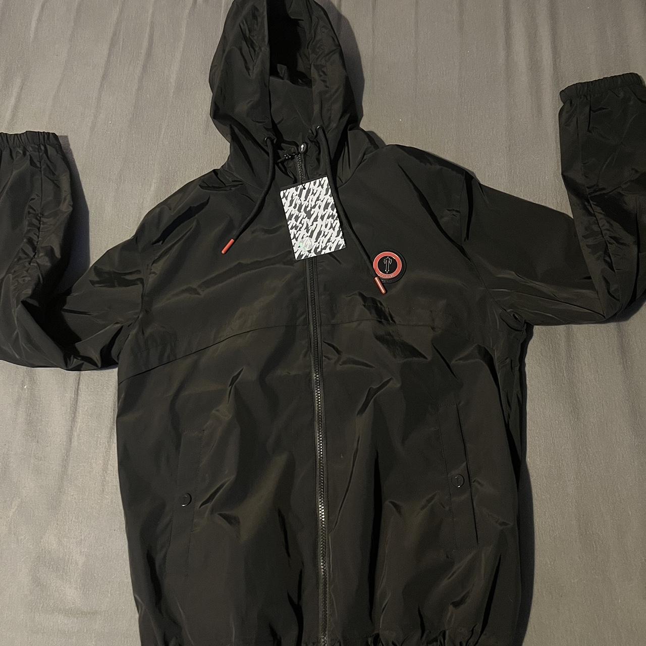 Black and red trapstar wind breaker Size... - Depop