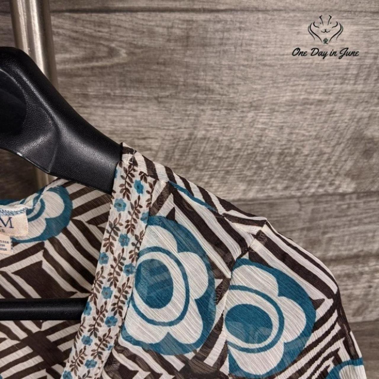 MKM Designs Sheer Short Sleeve Top Size S Oh my,... | Depop