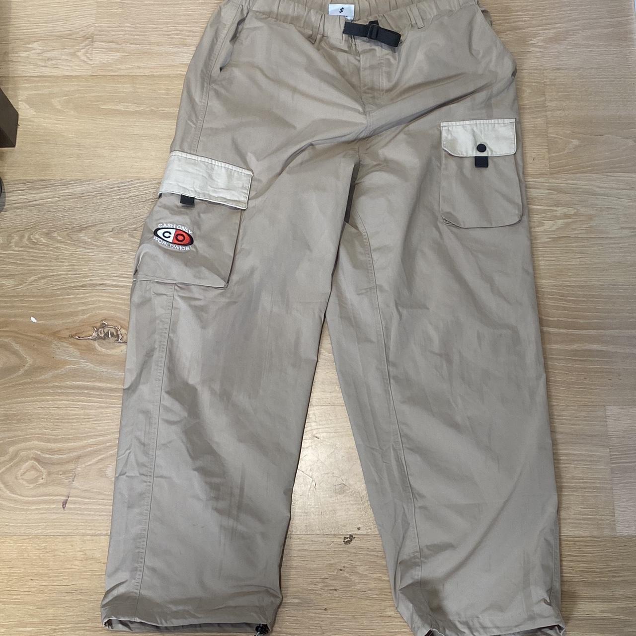 Cash only cargo pants Size medium, elastic... - Depop
