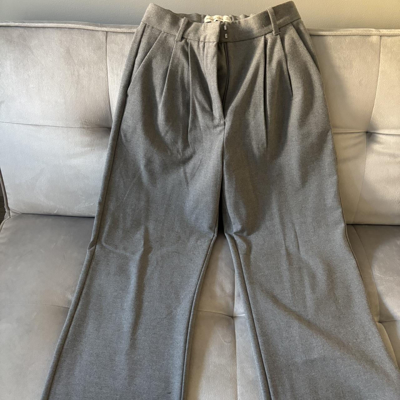 ABERCROMBIE and FITCH tailored slacks- Grey... | Depop