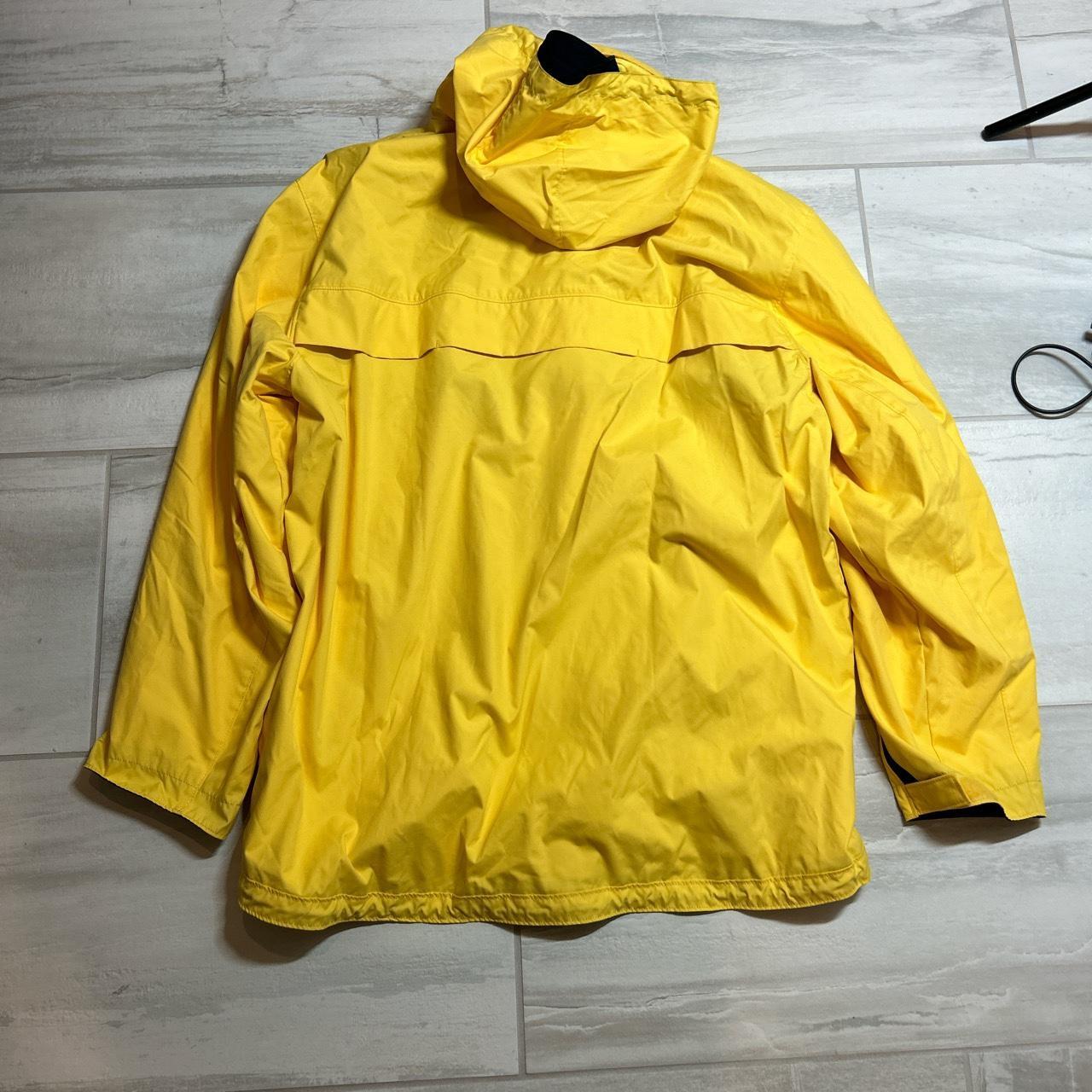 Vintage Tommy Hilfiger yellow snowboarding... - Depop