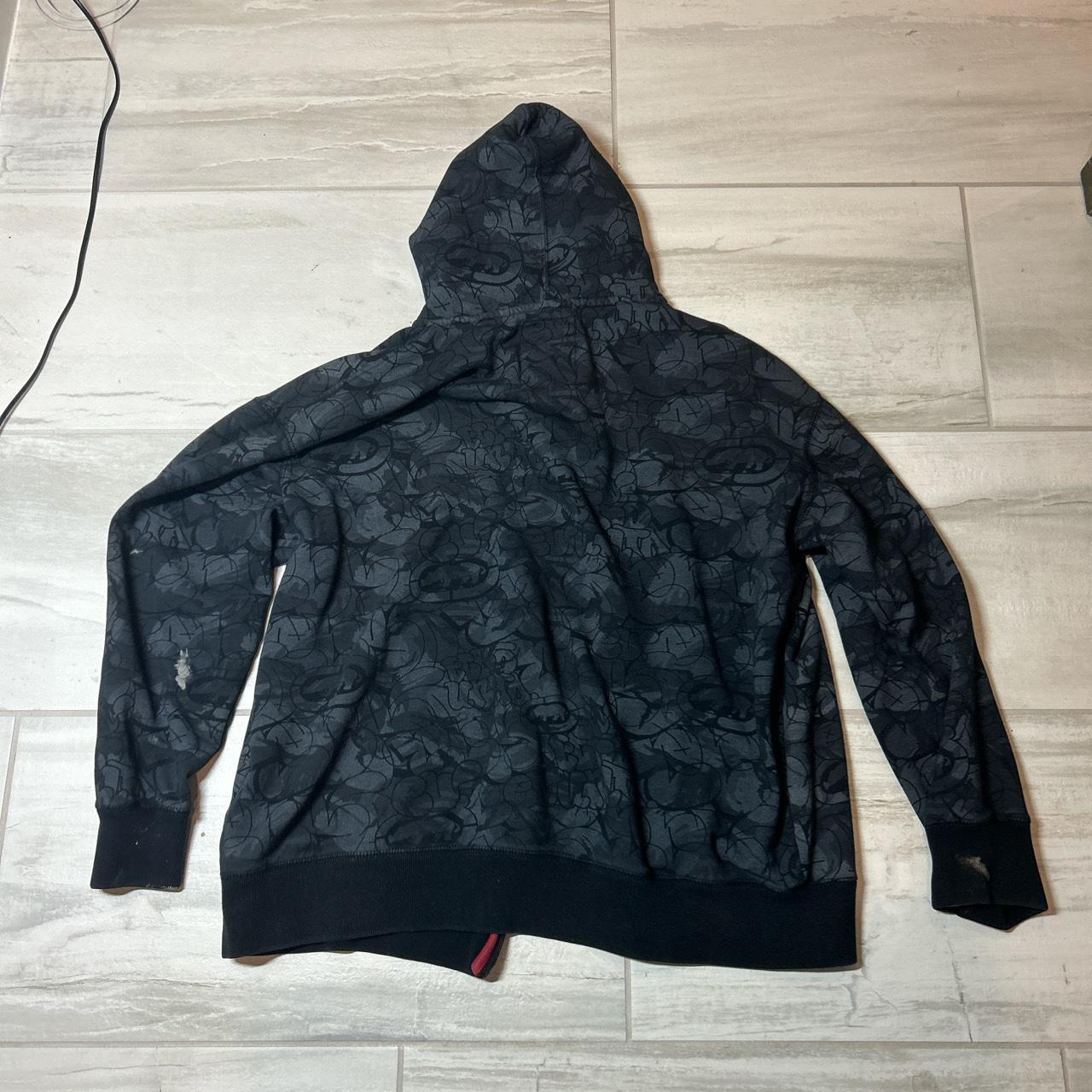 Y2K ecko unlimited all over print zip up hoodie... - Depop