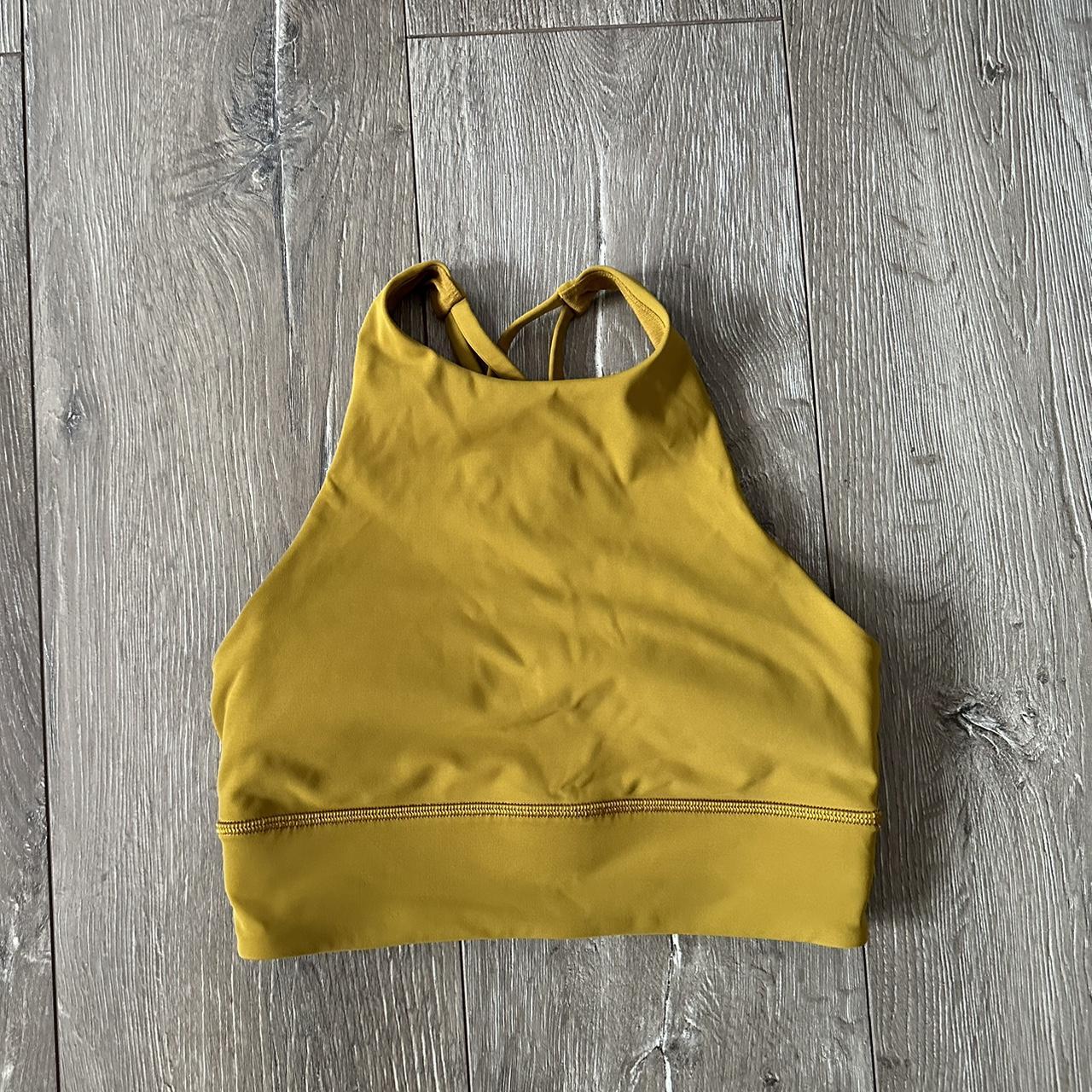 LULULEMON mustard yellow sports bra 💛 Message me... - Depop