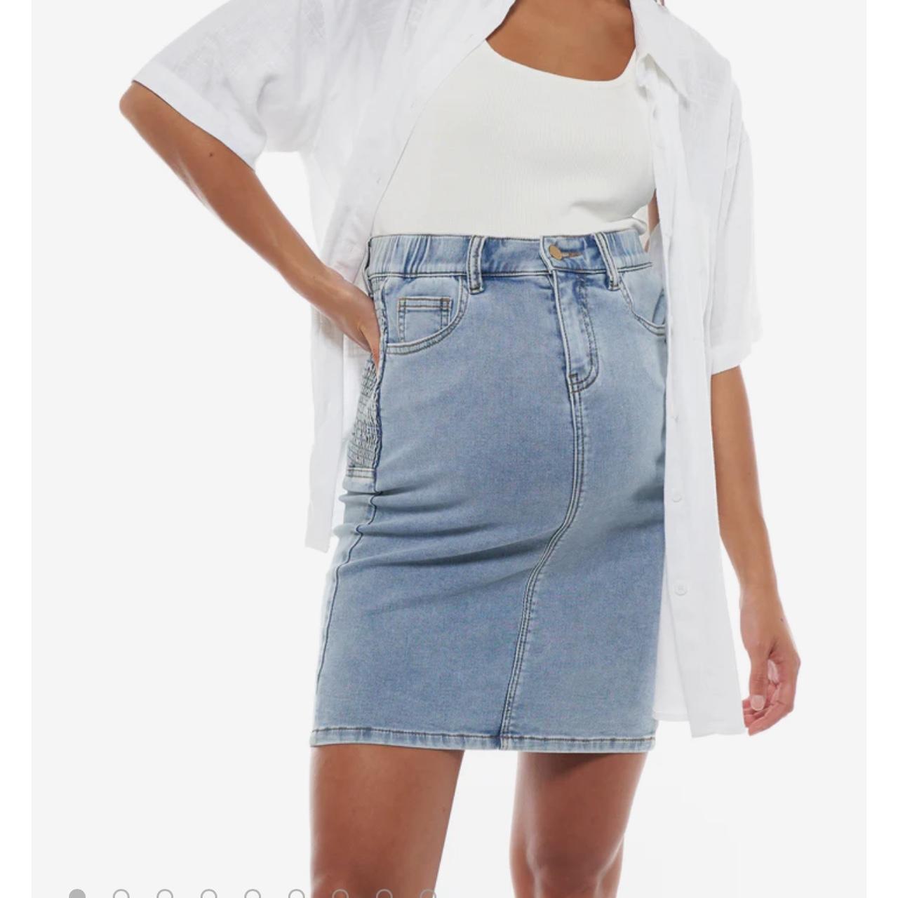 Bae Label Denim Skirt Size xs Worn twice in... - Depop