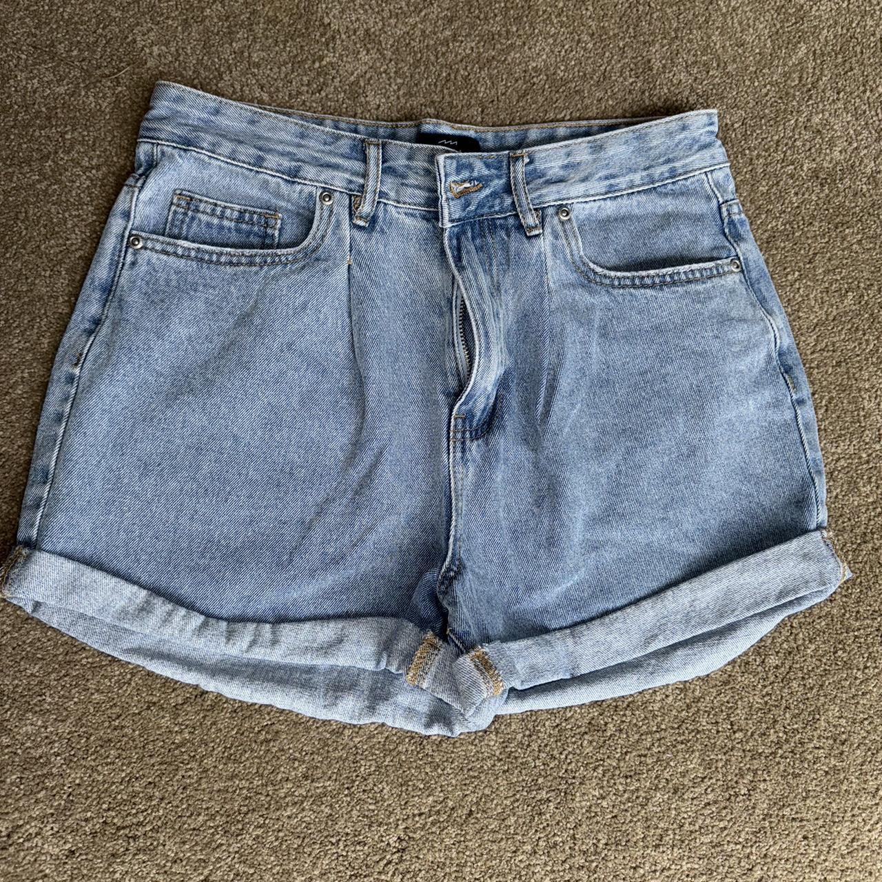 Factorie Blue Denim Short, only worn a few times,... - Depop