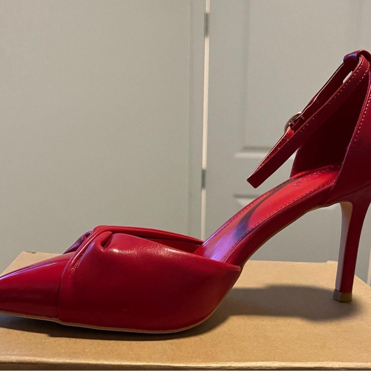 Red 4 inch heels Hot mama red 4inch heels - Depop