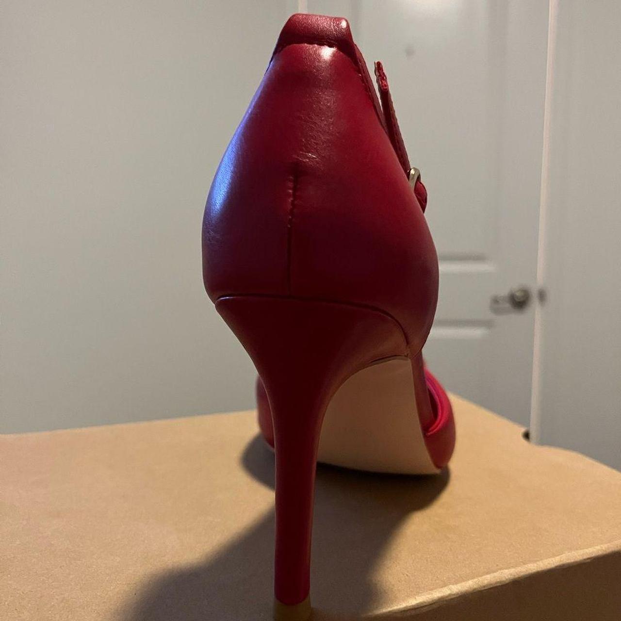 Red 4 inch heels Hot mama red 4inch heels - Depop